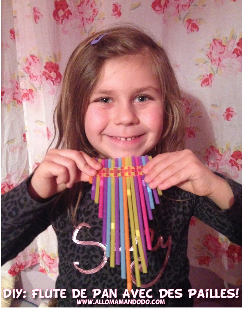 DIY: Fabrique Une Flute De Pan Avec Des Pailles! - Allo Maman Dodo