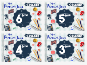 Panneaux "Premier jour d'école" à imprimer (Fiches pancartes maternelle ...