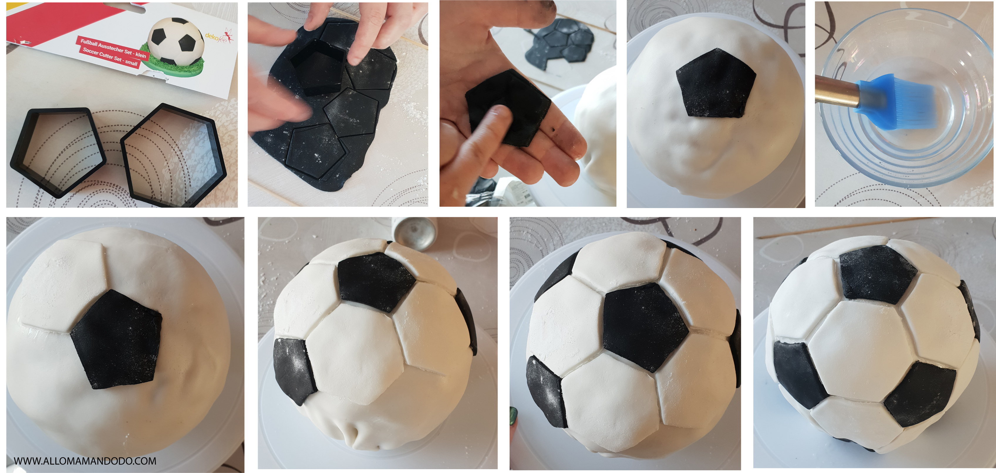 Gâteau Ballon de Foot! (Tuto photos!) - Allo Maman Dodo