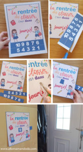 Fiche gratuite à imprimer: Le compte-à-rebours de la rentrée! - Allo ...