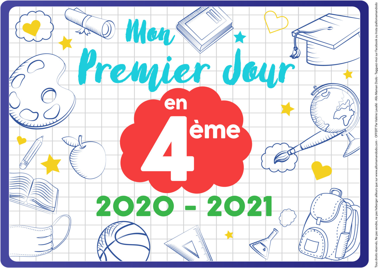 Gratuit: Affiche "Mon Premier Jour" à imprimer (rentrée des classes ...