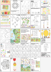 Cahier d'Activités de Pâques - Spécial MATERNELLE - Allo Maman Dodo
