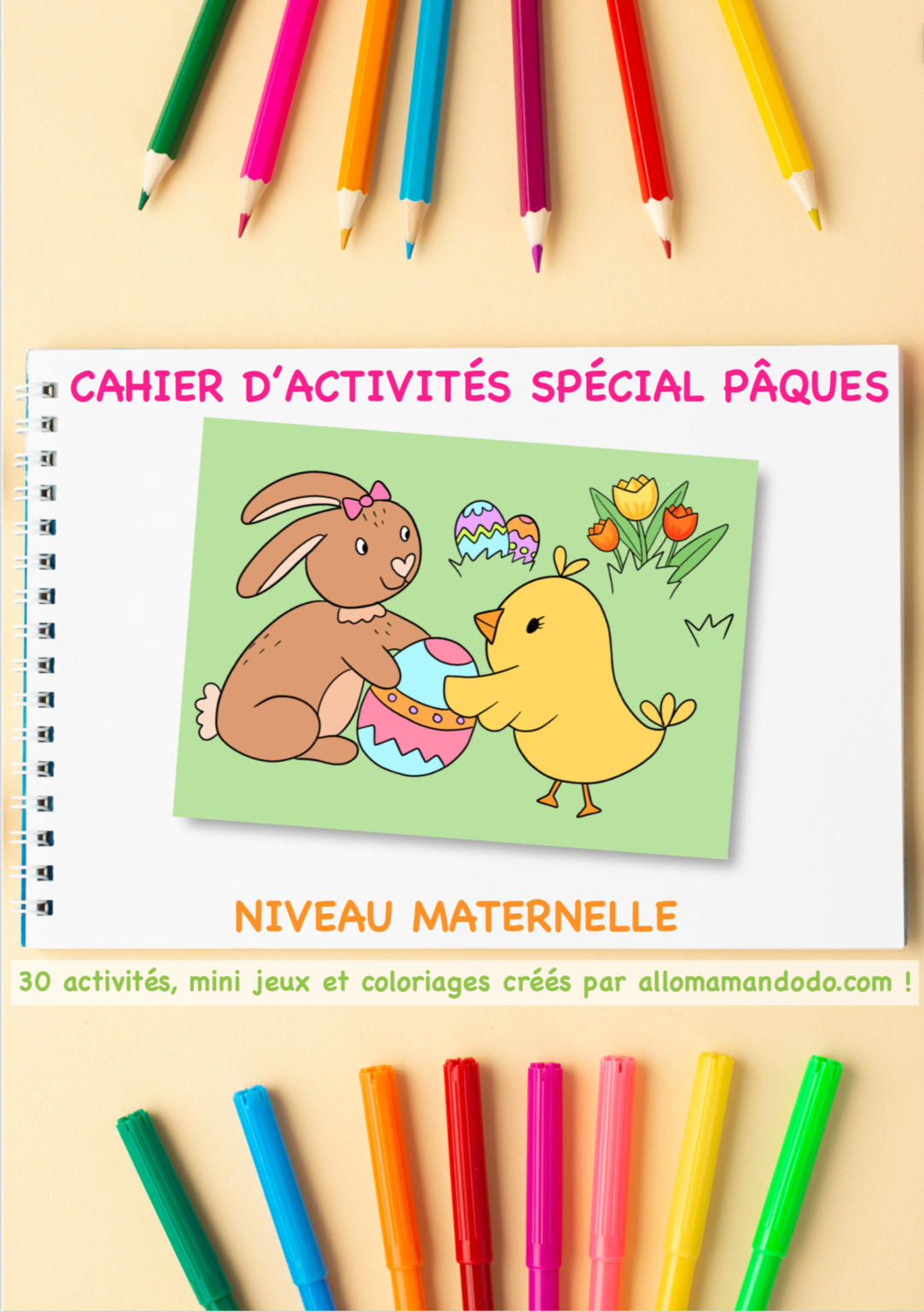 Cahier d'Activités de Pâques pour enfants à imprimer - Allo Maman Dodo